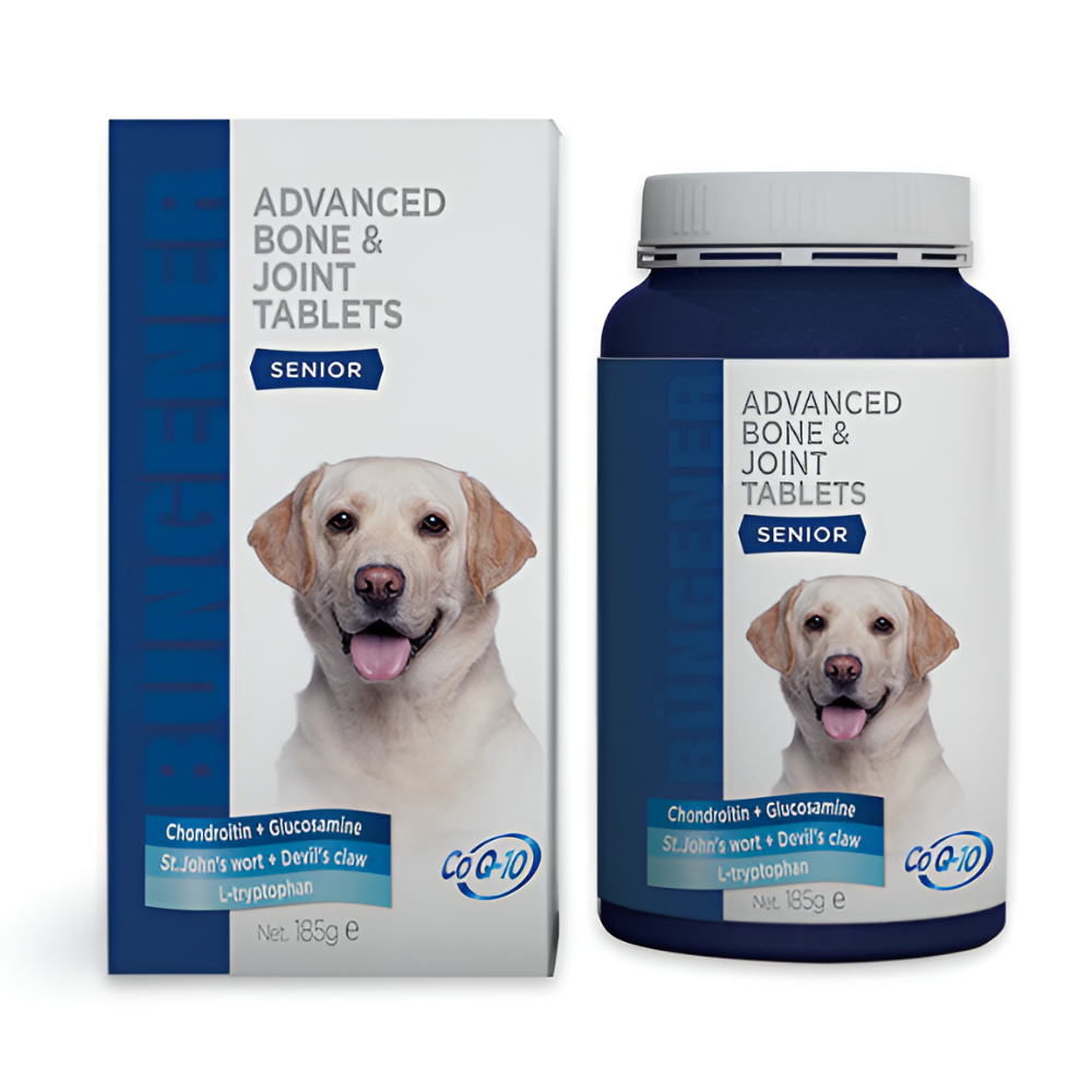 Bungener Advanced Bone & Joint Tablets For Dogs-Senior-185g [Weight ...